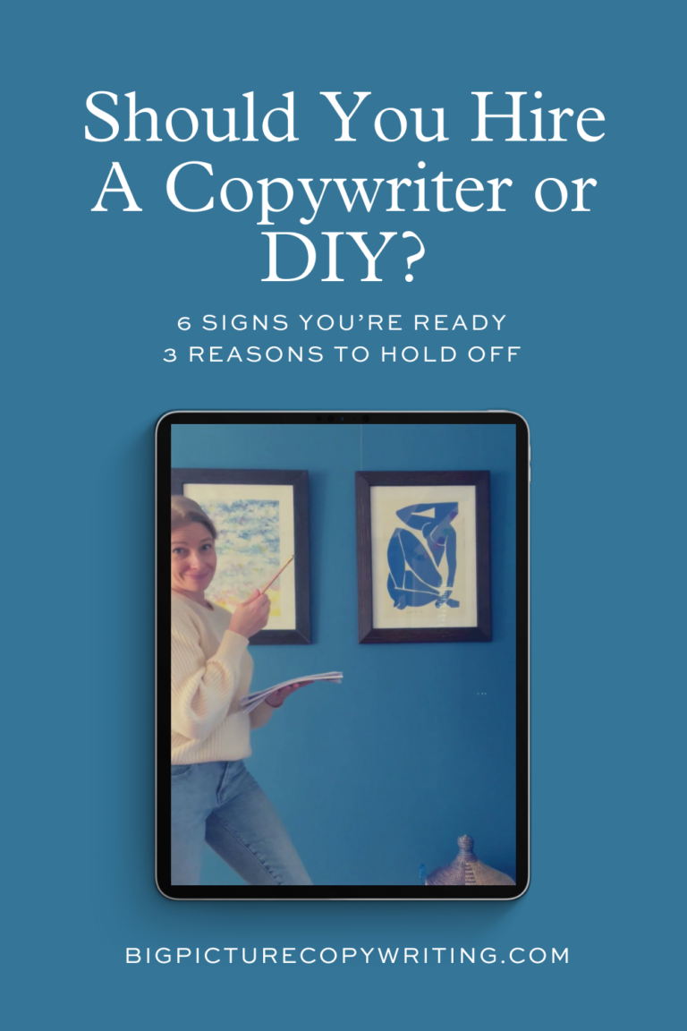 Should You Hire A Professional Copywriter Or DIY? - Big Picture ...