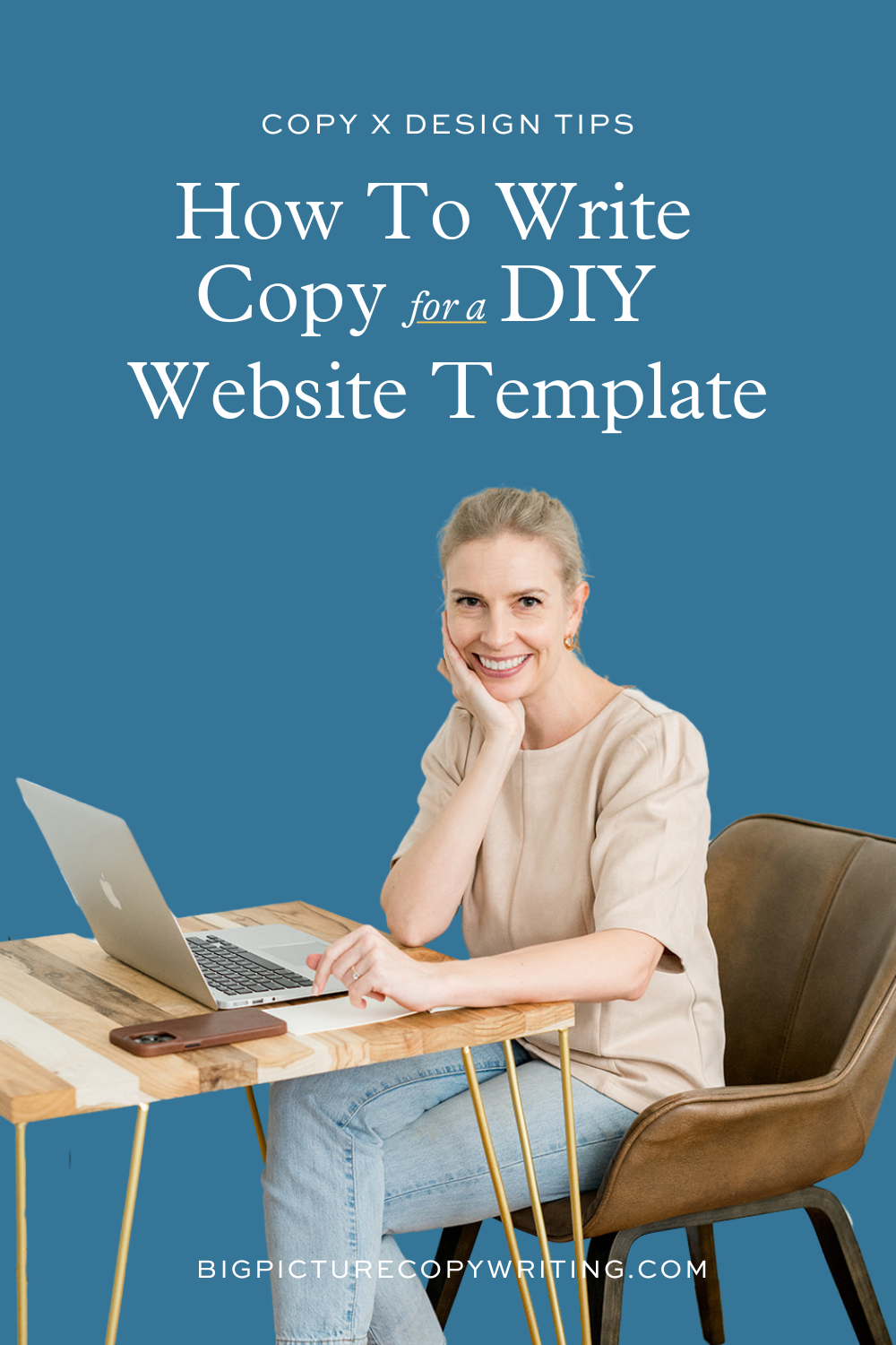 How To Write Copy For A Website Template Design - Big Picture ...
